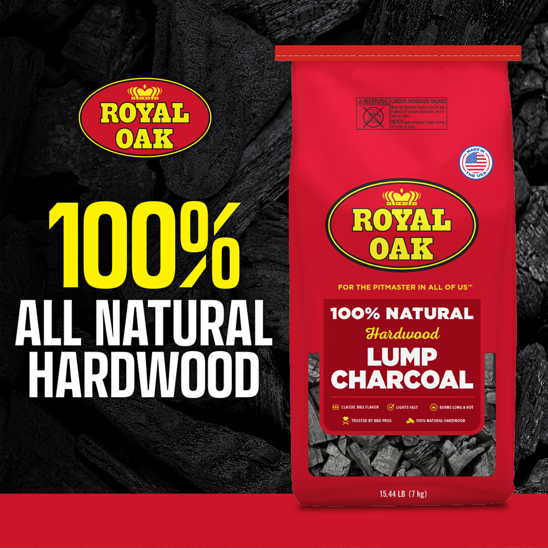 Royal Oak® 100% All Natural Hardwood Lump Charcoal - Royal Oak