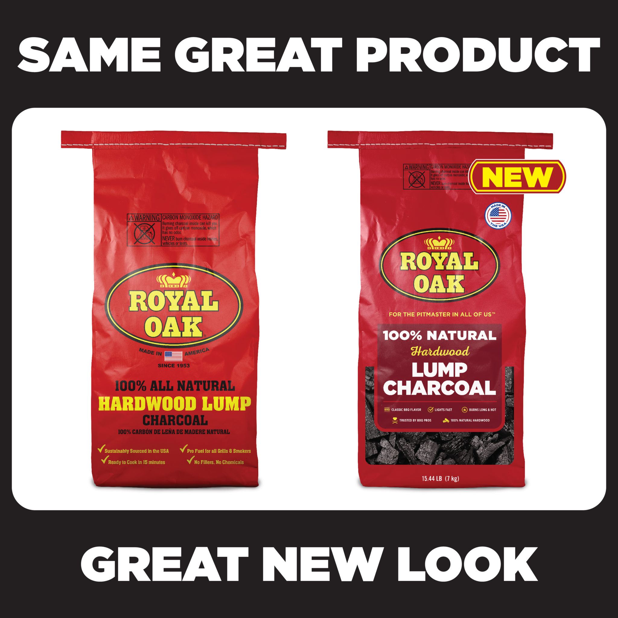 Royal Oak® 100% All Natural Hardwood Lump Charcoal - Royal Oak