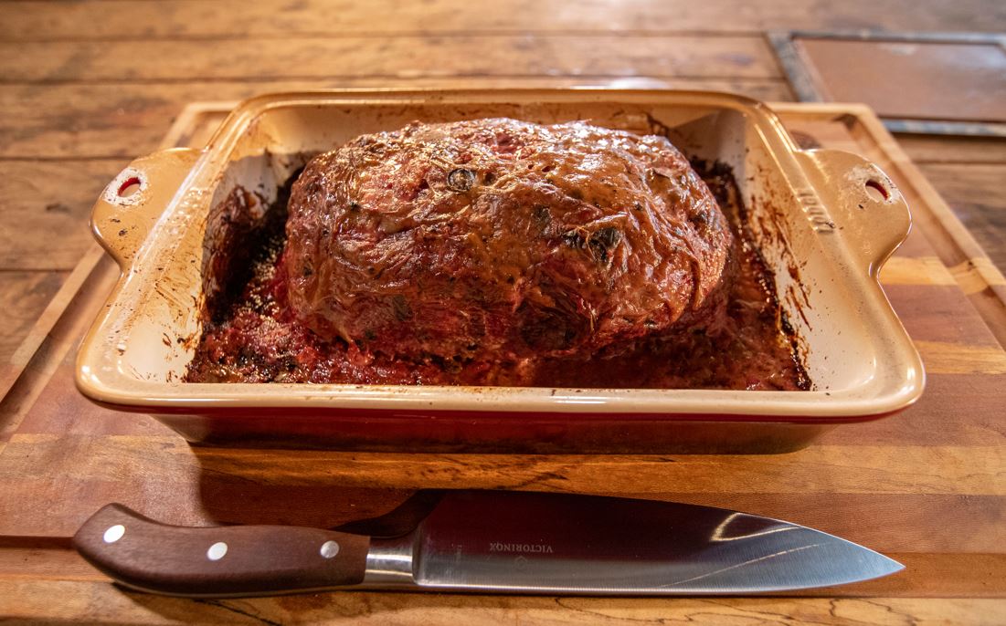 The BBQ Ninja's Wild Game Italian Meatloaf and Ash Potatoes - Royal Oak