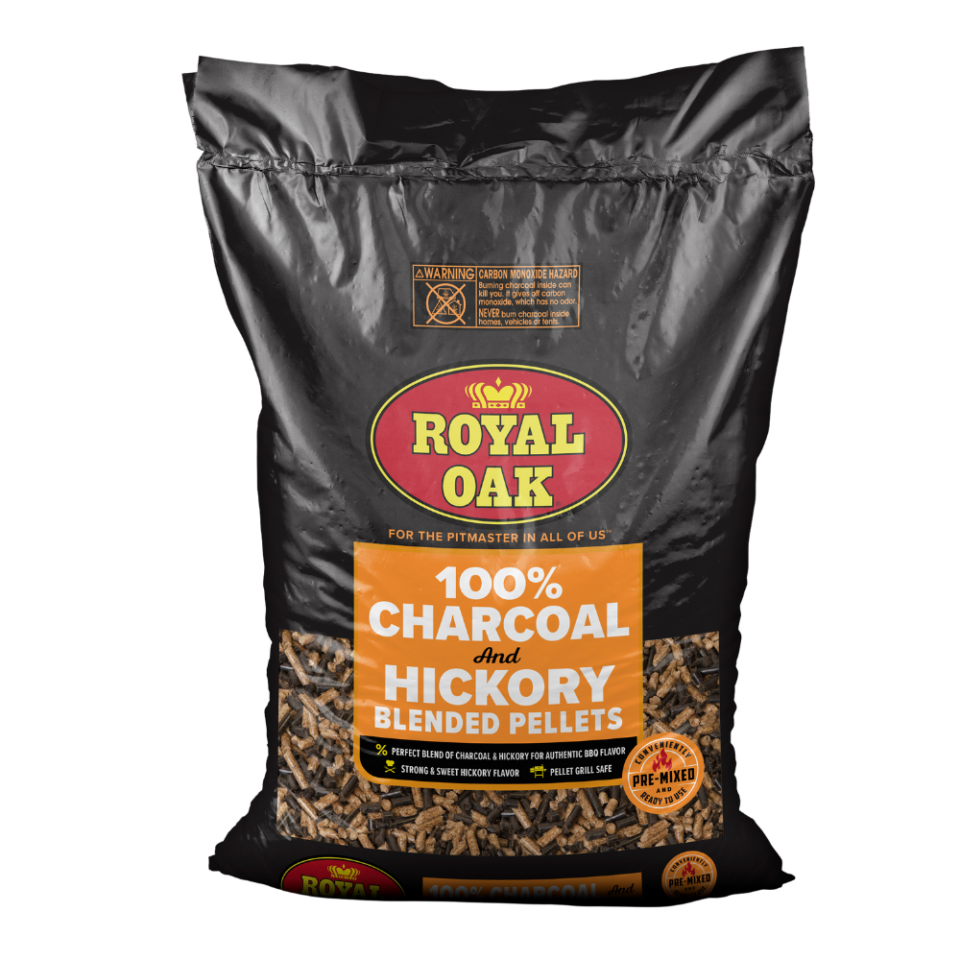 Royal Oak® 100% Charcoal and Hickory Blended Pellets - Royal Oak