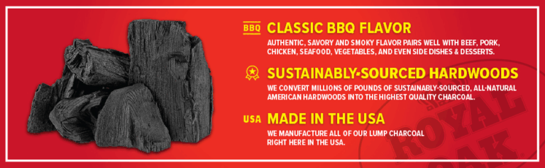 Royal Oak® 100% All Natural Hardwood Lump Charcoal - Royal Oak