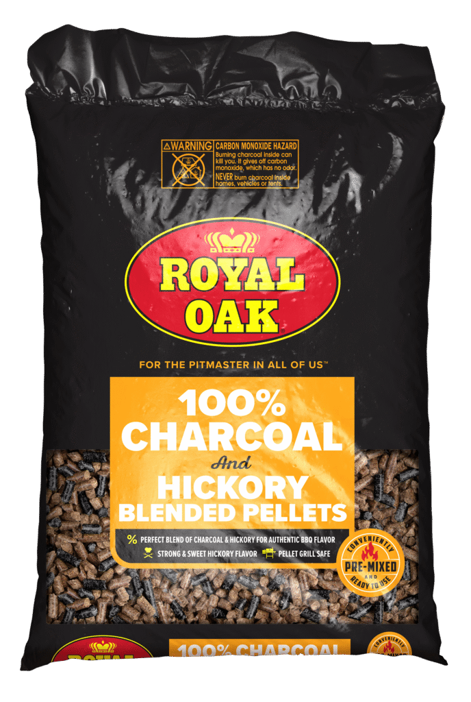 Royal Oak® 100% Charcoal and Hickory Blended Pellets - Royal Oak